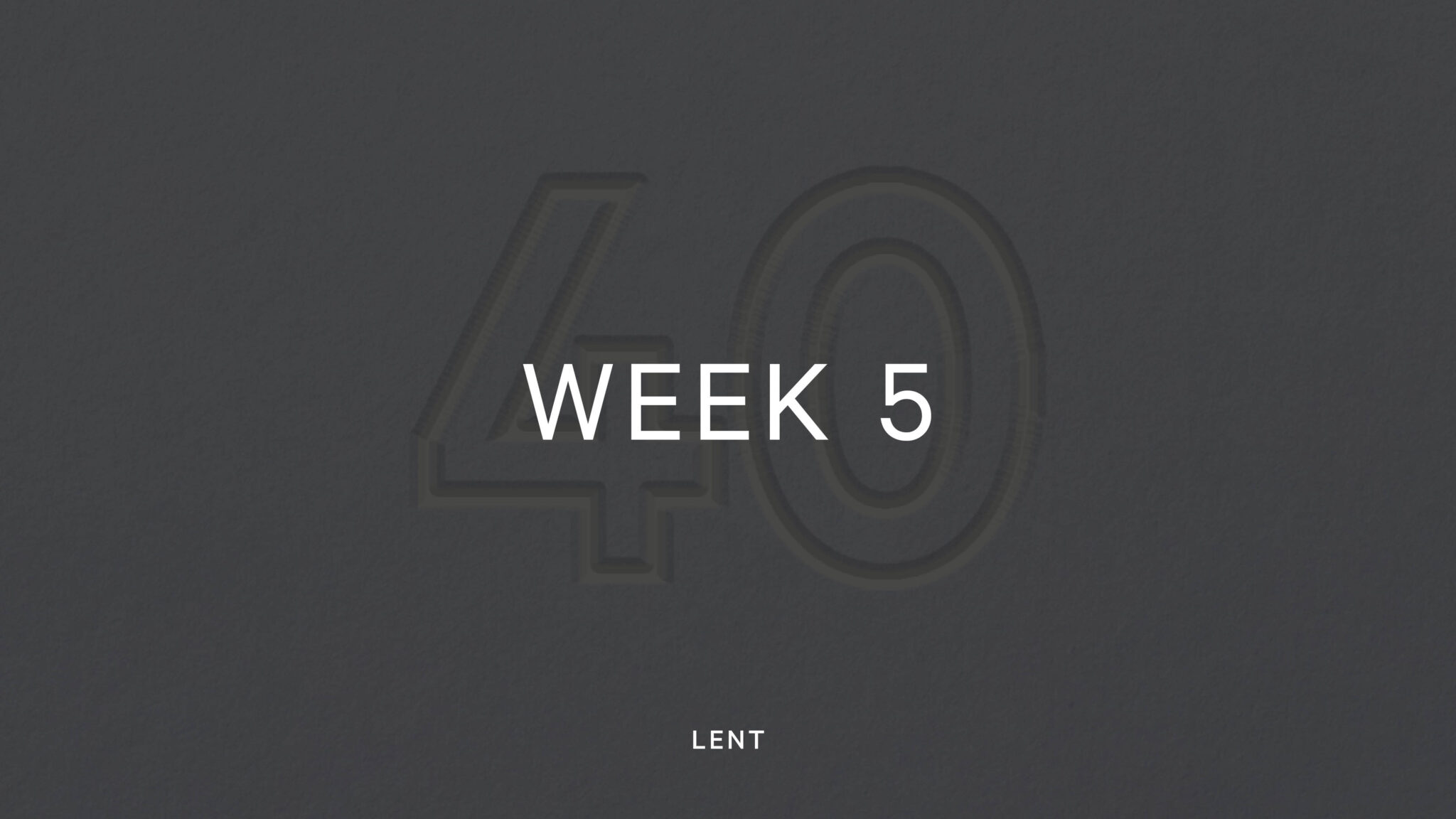 Lent Week 5 » Christ Church London » Working for the cultural, social ...